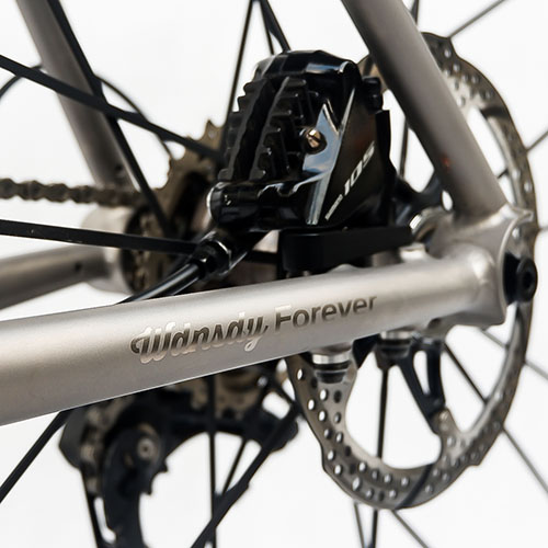 WDNSDY BIKE | AJ1 DISC TITANIUM